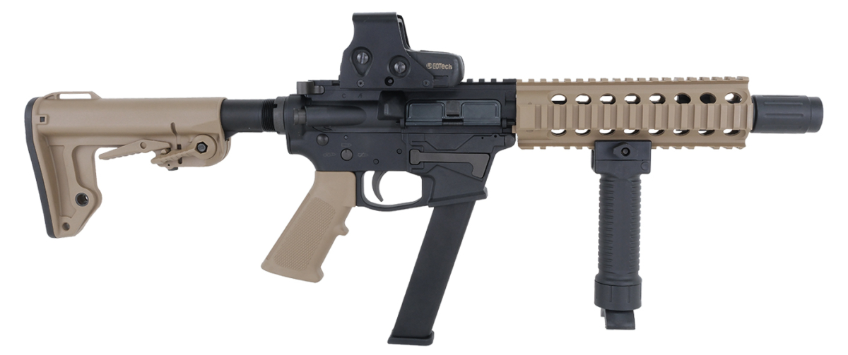 Bulldog TWS 9mm Carbine Gas Blowback Lite Airsoft Gun Tan - Just BB Guns