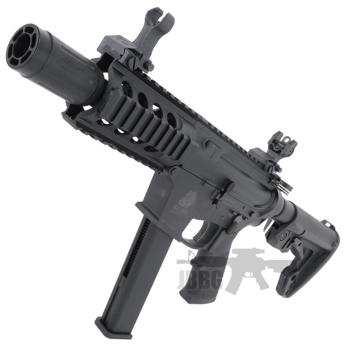 Bulldog TWS 9mm SBR Gas Blowback Lite Airsoft Gun - Just BB Guns