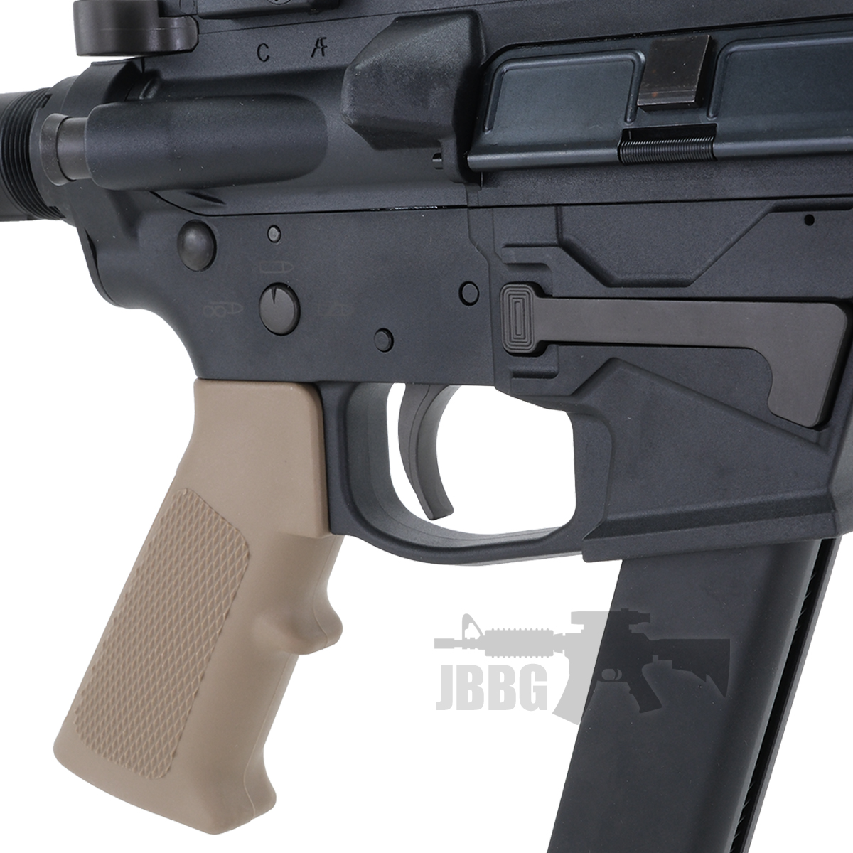 Bulldog TWS 9mm SBR Gas Blowback Lite Airsoft Gun Tan - Just BB Guns