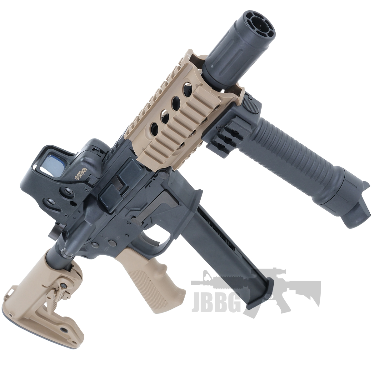 Bulldog TWS 9mm SBR Gas Blowback Lite Airsoft Gun Tan - Just BB Guns