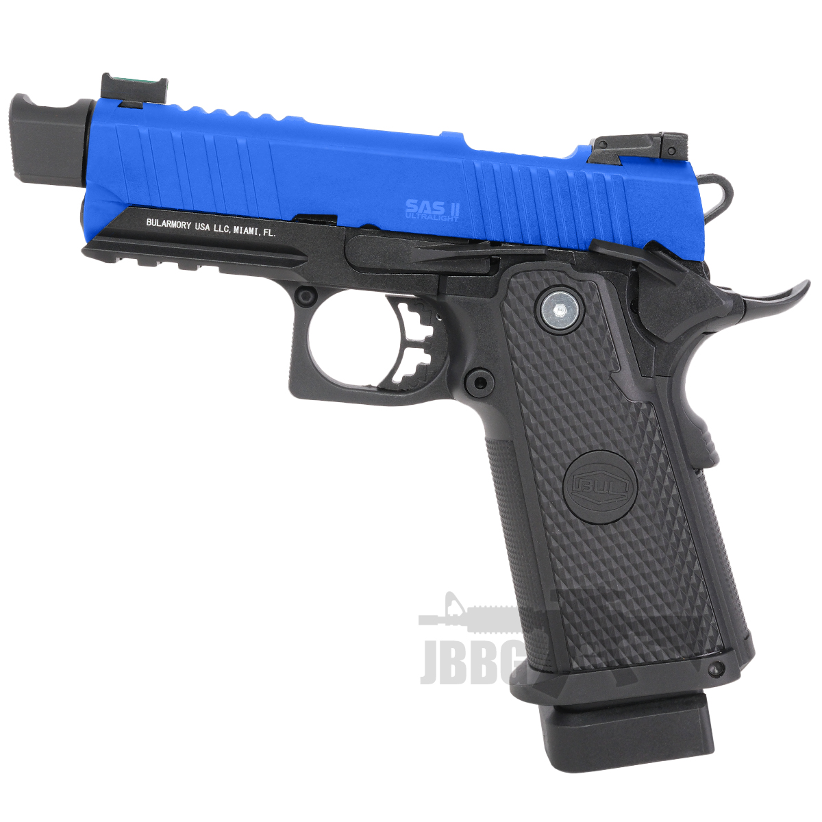 SAS II Ultralight Co2 Blowback Airsoft Pistol Two-Tone Blue - Just BB Guns