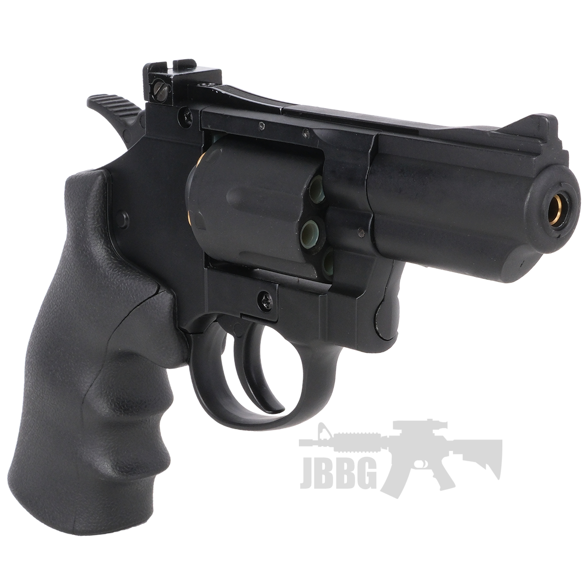 WELL G296A 2.5 Co2 Airsoft Revolver Two-Tone Blue - Just BB Guns