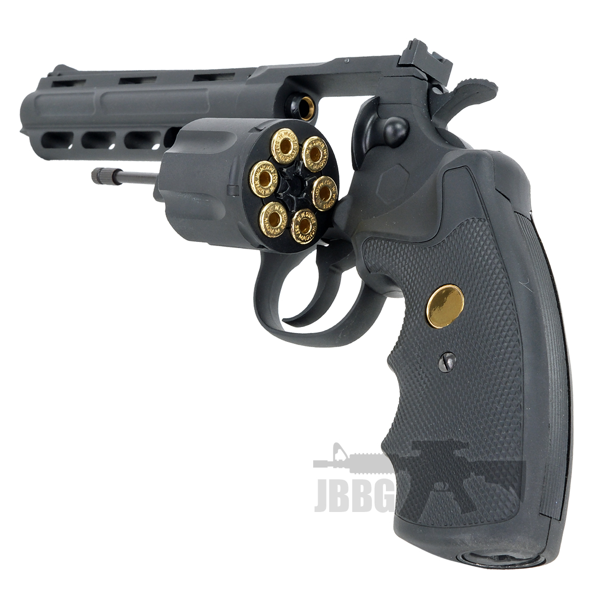 King Arms 6 Python 357 Custom I CO2 Airsoft Revolver - Just BB Guns