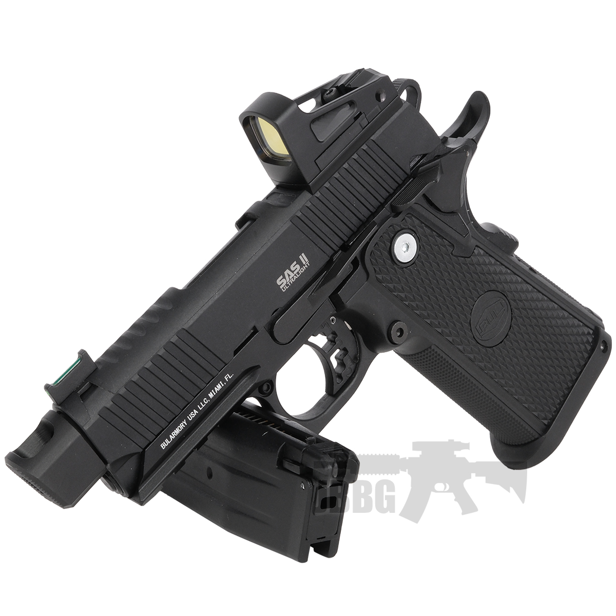 SAS II Ultralight Co2 Blowback Airsoft Pistol with MOS