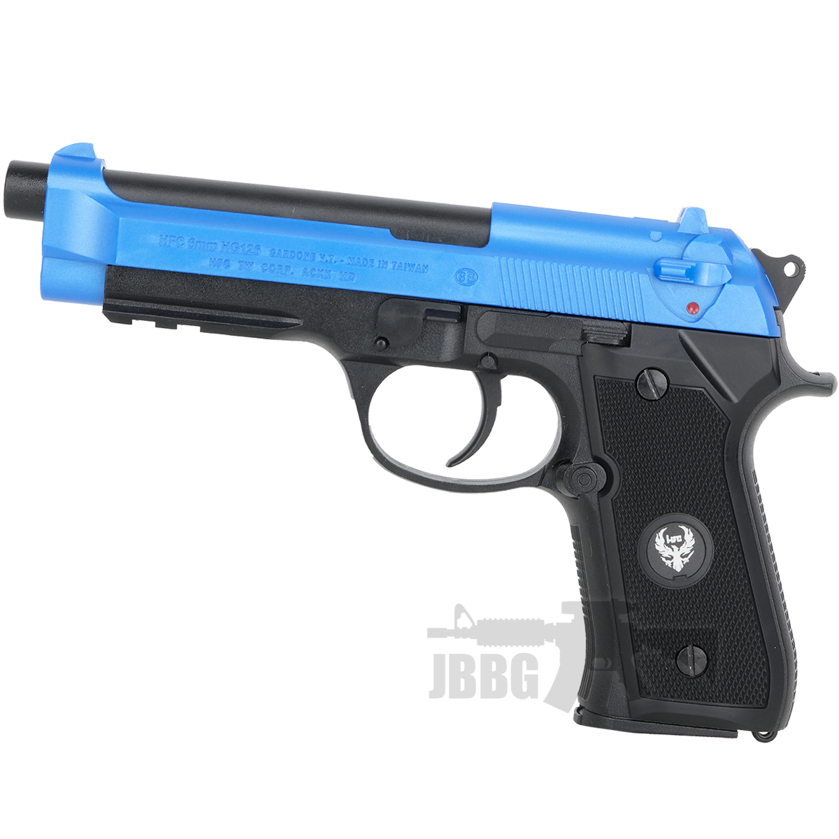 HG126 ABS M9 Gas Airsoft Pistol Blue Two-Tone - Just BB Guns