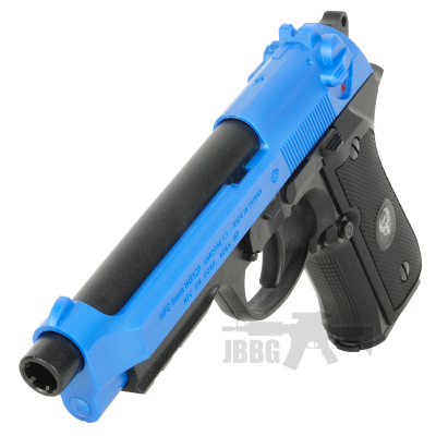 HG126 ABS M9 Gas Airsoft Pistol Blue Two-Tone - Just BB Guns