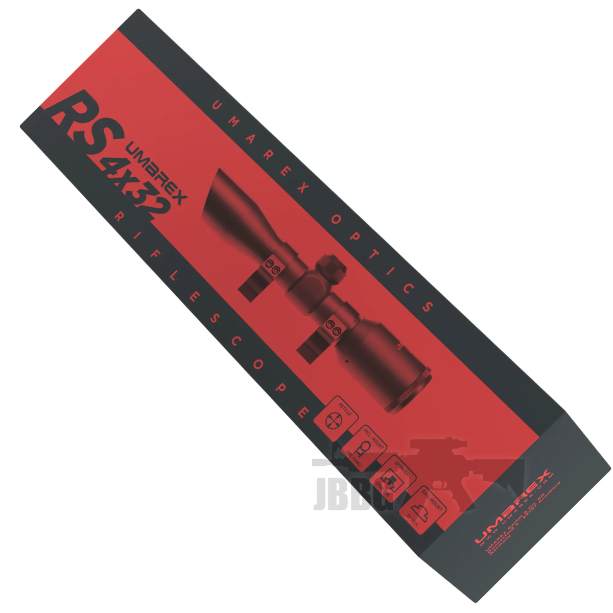 Umarex RS 4×32 Compact Airsoft Rifle Scope - Just BB Guns