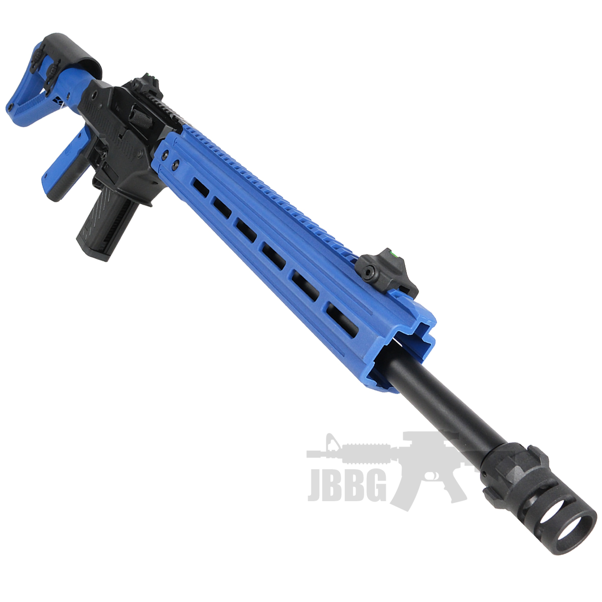 Vorsk VMP-2D Gas Blowback DMR Airsoft Gun Two-Tone Blue - Just BB Guns