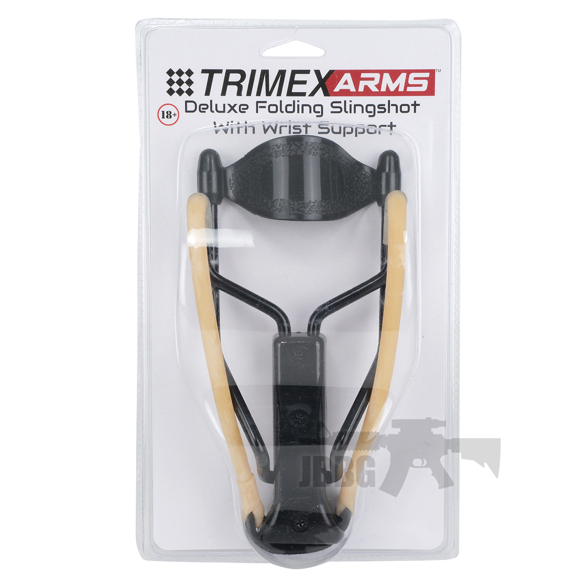 Trimex Arms Deluxe Folding Slingshot With Wrist Support - Just BB Guns