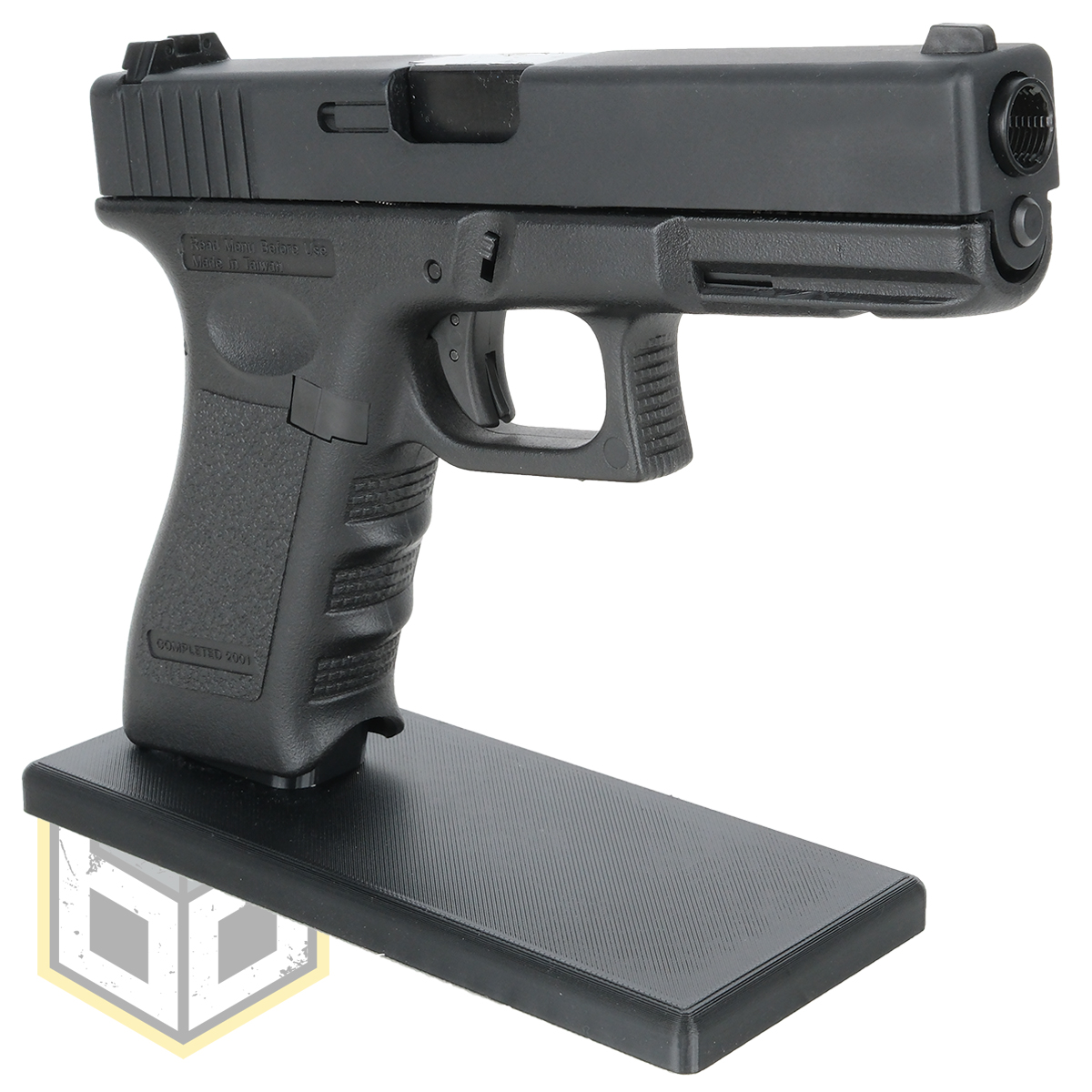 Glock Pistol Stand Black with no Logo - Just BB Guns