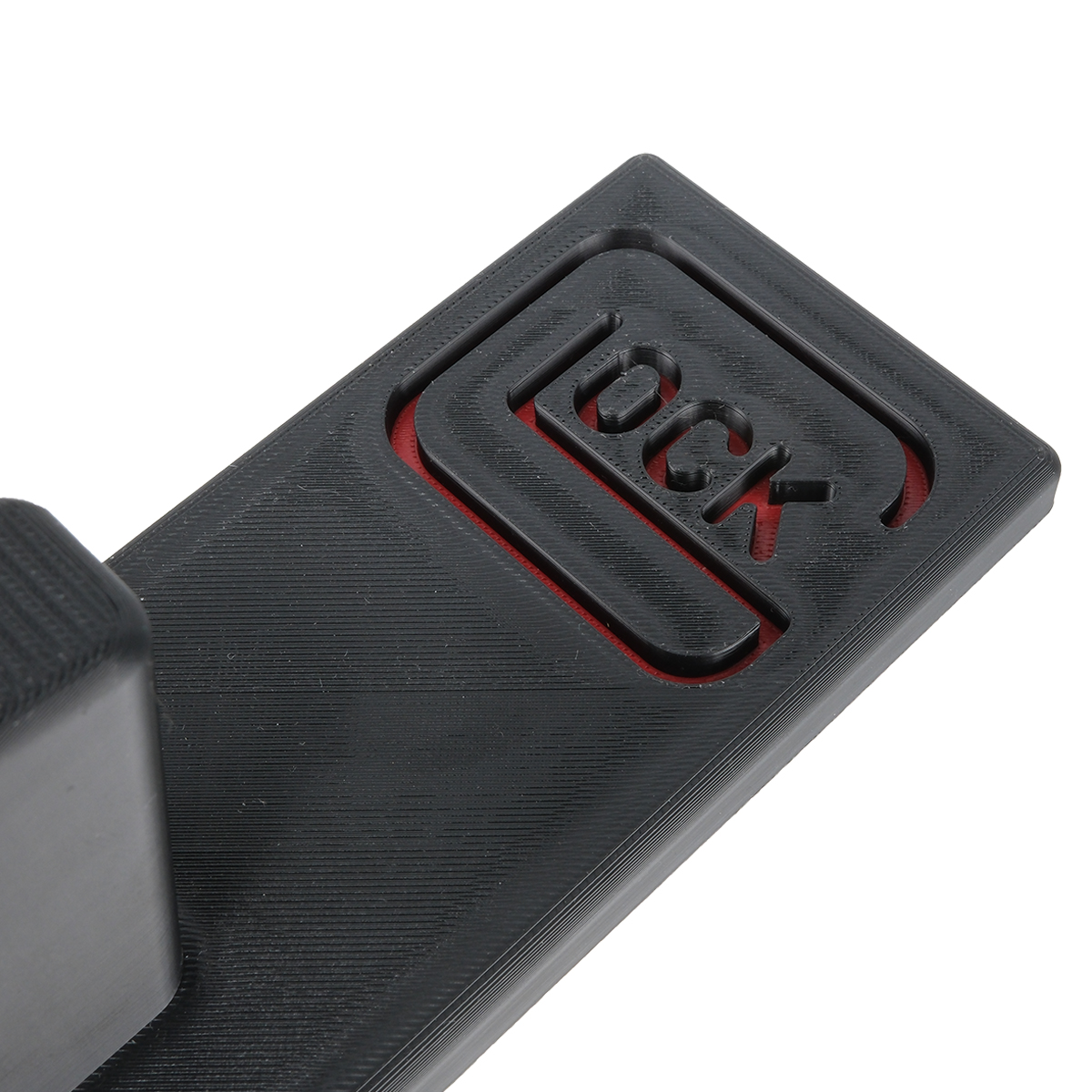 Glock Pistol Stand Black with Red Logo - Just BB Guns