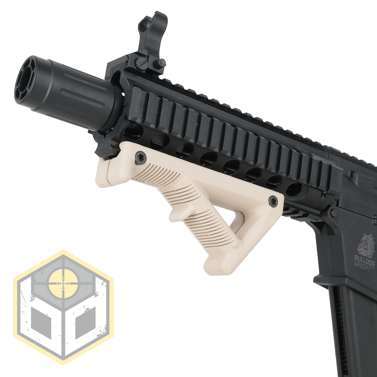 MP AFG2 Style Angled Tactical Foregrip Desert Storm - Just BB Guns