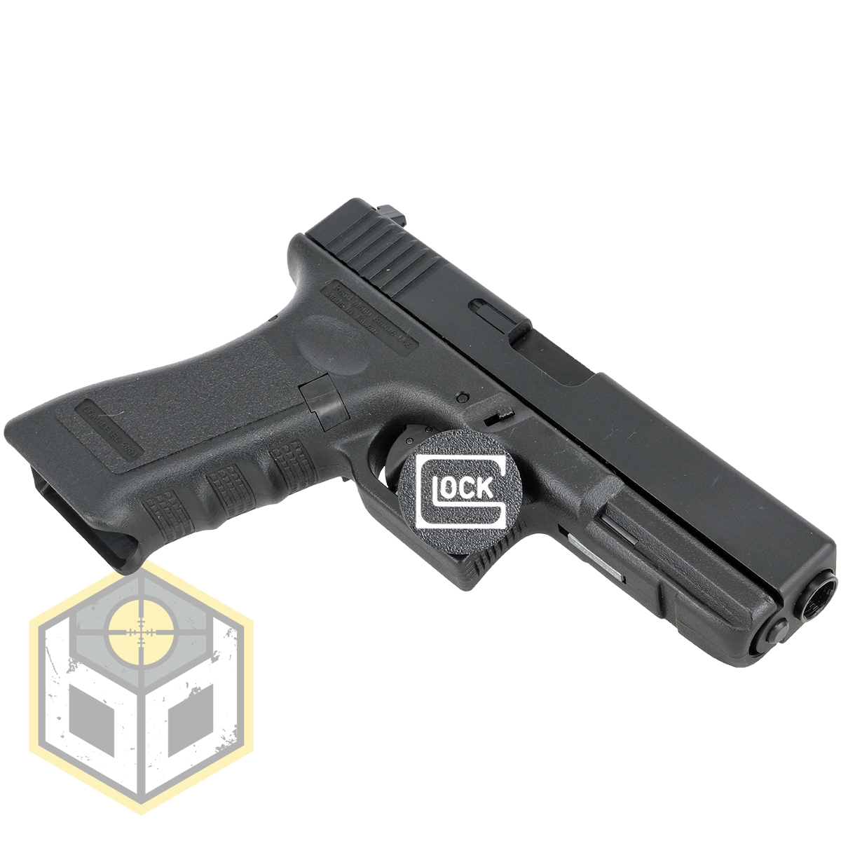 Trigger Pistol Stand with Glock Logo (TS1BK) - Just BB Guns