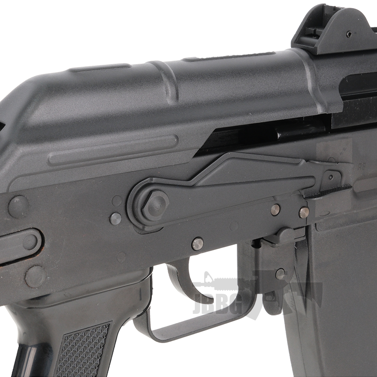 SR AK47U Gas Blowback Airsoft Rifle, Blue Two-Tone - Just BB Guns