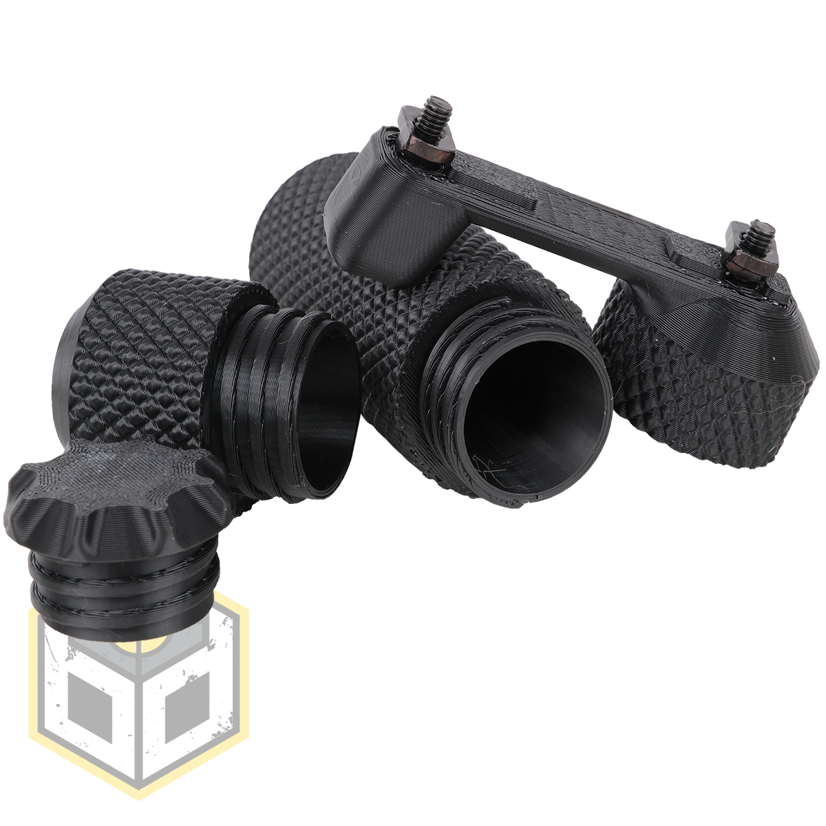 MLOK Modular Storage Vertical Foregrip Black - Just BB Guns