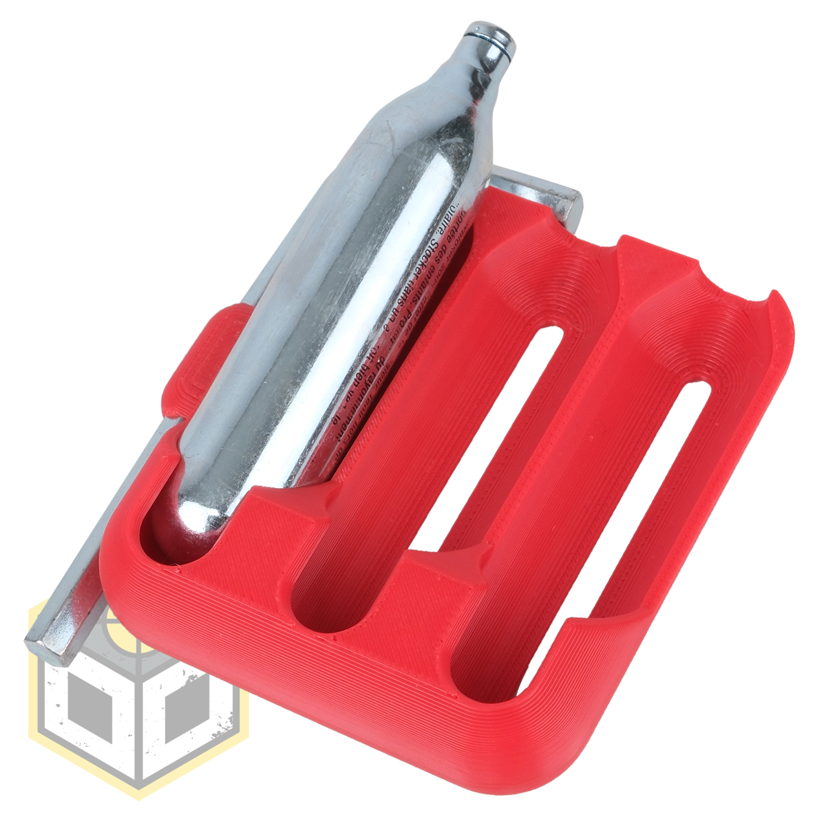 12g Co2 Cartridge and Hex Key Holder Red 3 (CO3R) - Just BB Guns