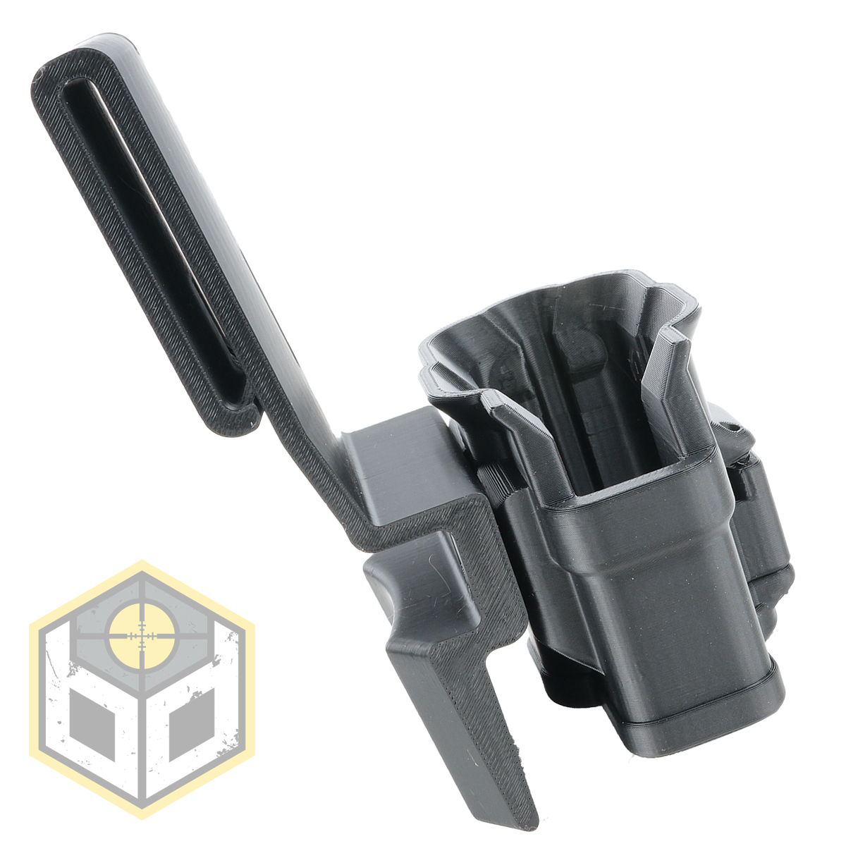 Glock Fast Release Pistol Holster with Trigger Lock and Belt Mount