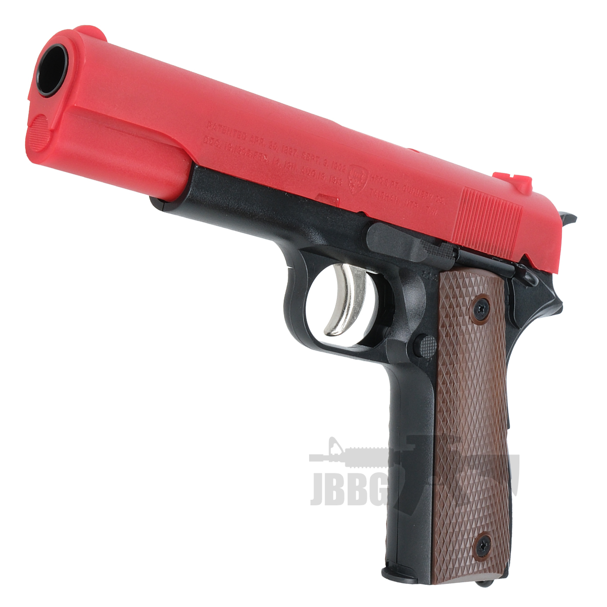 HA135 Dual System Spring Airsoft Pistol Red Two-Tone - Just BB Guns