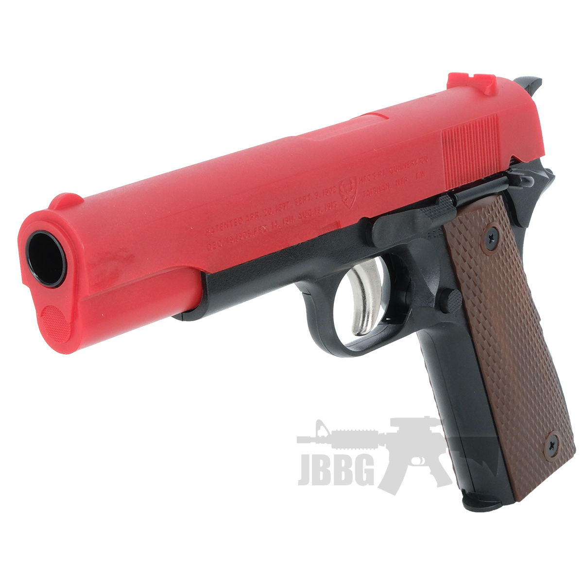 HA135 Dual System Spring Airsoft Pistol Red Two-Tone - Just BB Guns