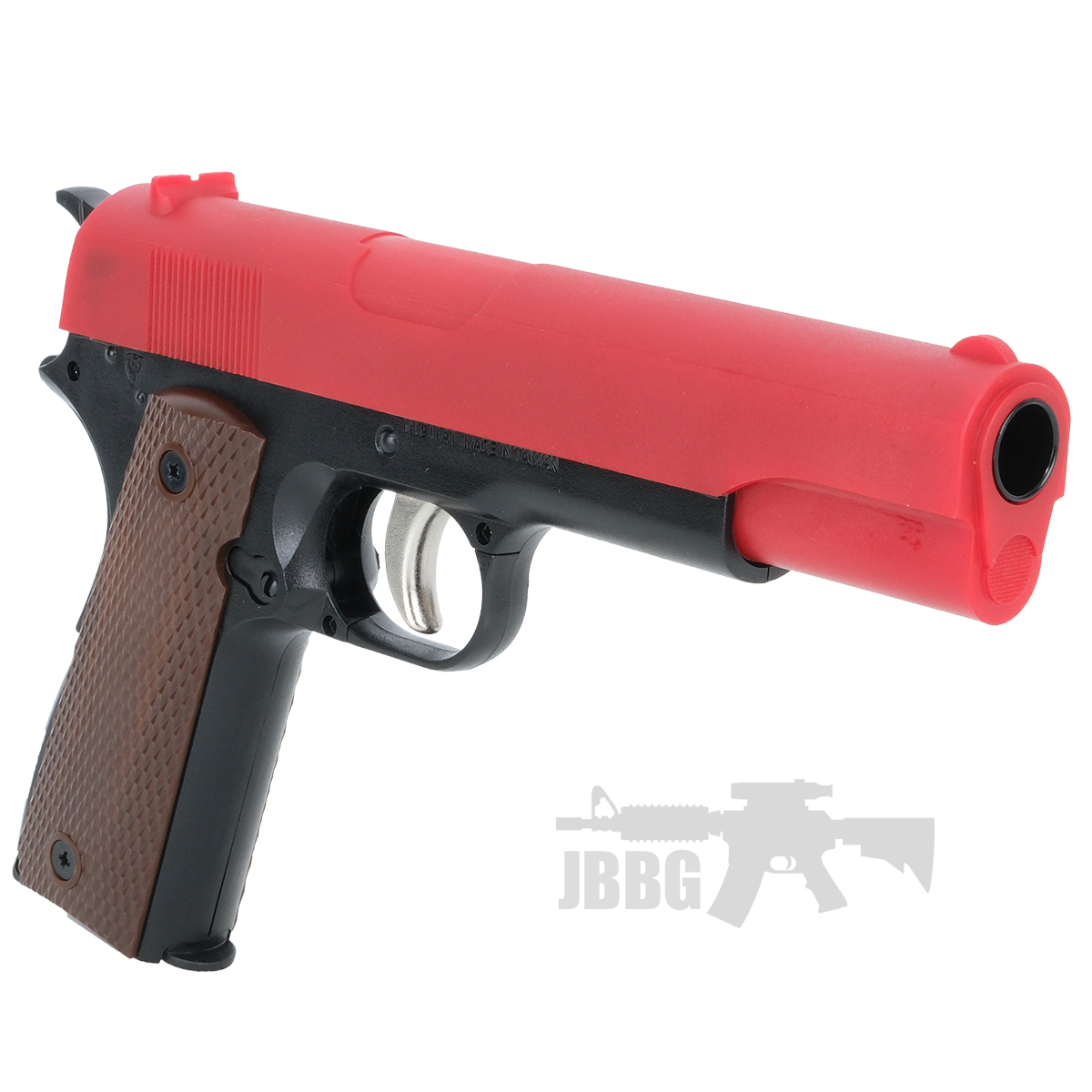 HA135 Dual System Spring Airsoft Pistol Red Two-Tone - Just BB Guns