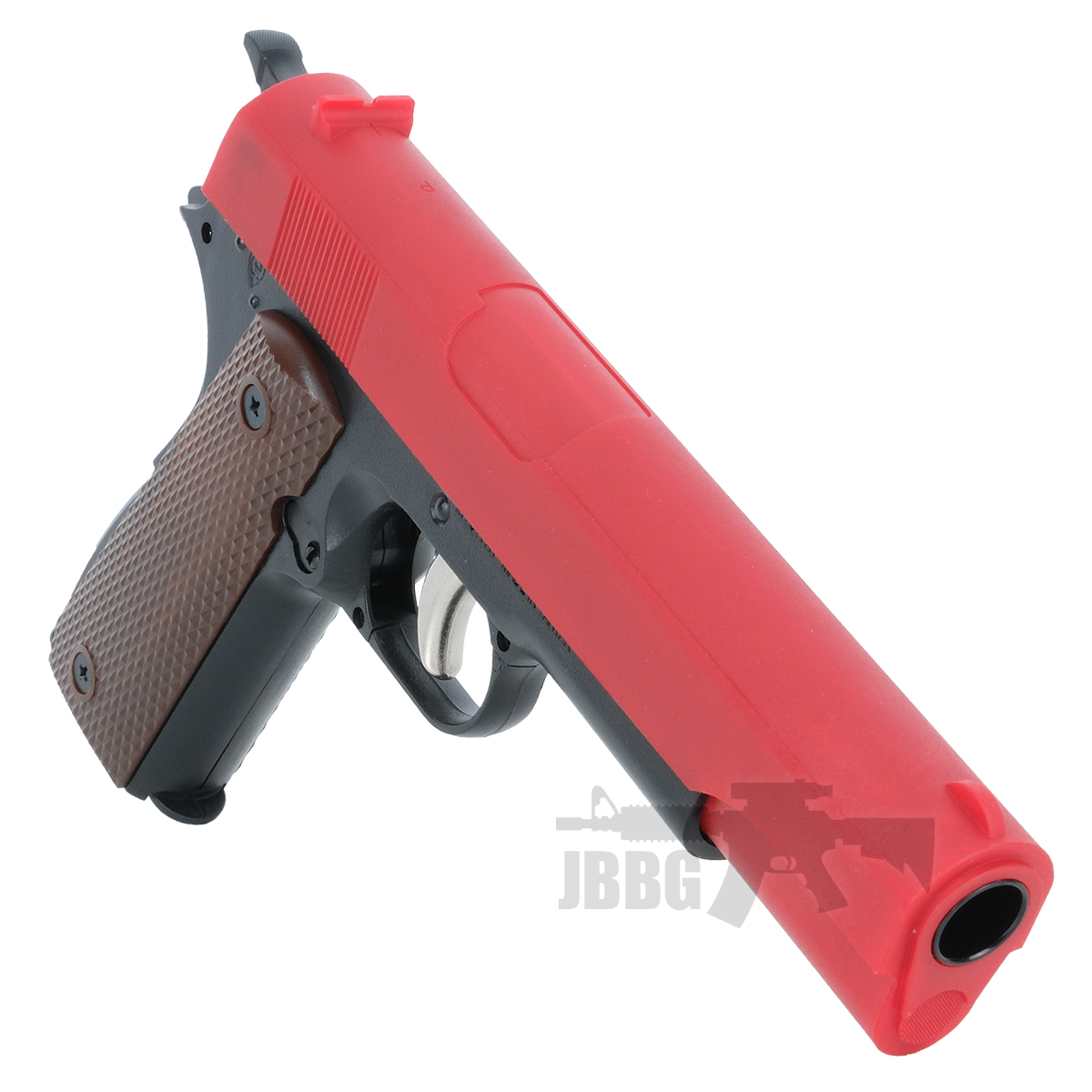 HA135 Dual System Spring Airsoft Pistol Red Two-Tone - Just BB Guns