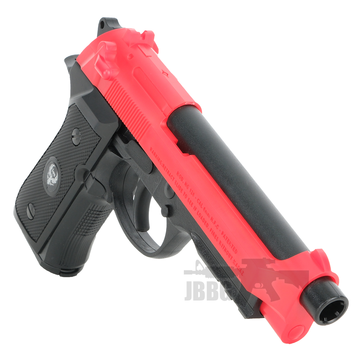HG126 ABS M9 Gas Airsoft Pistol Red Two-Tone - Just BB Guns