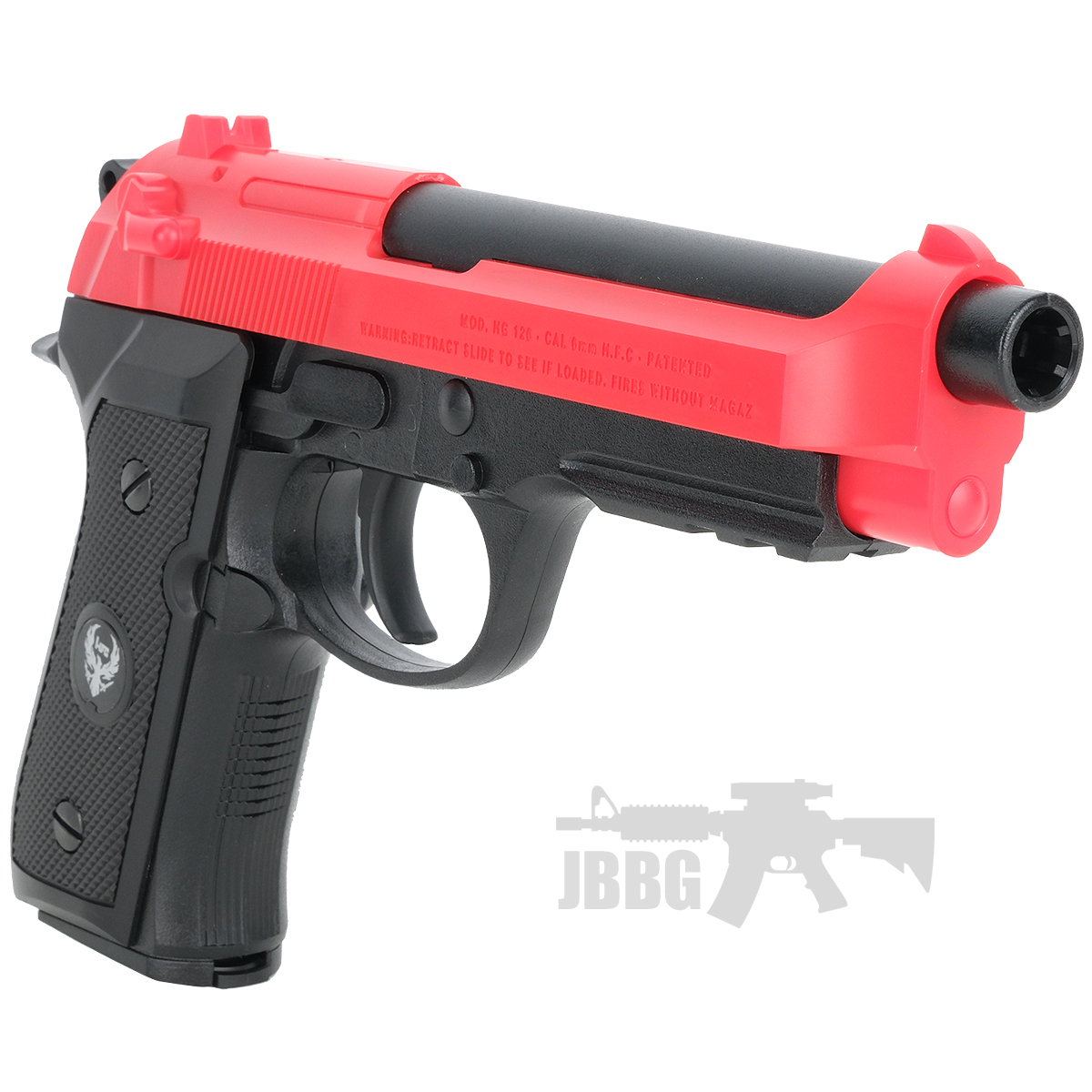 HG126 ABS M9 Gas Airsoft Pistol Red Two-Tone - Just BB Guns