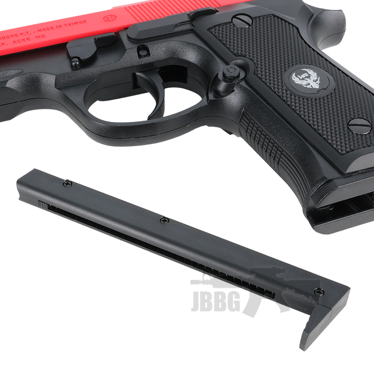 HG126 ABS M9 Gas Airsoft Pistol Red Two-Tone - Just BB Guns