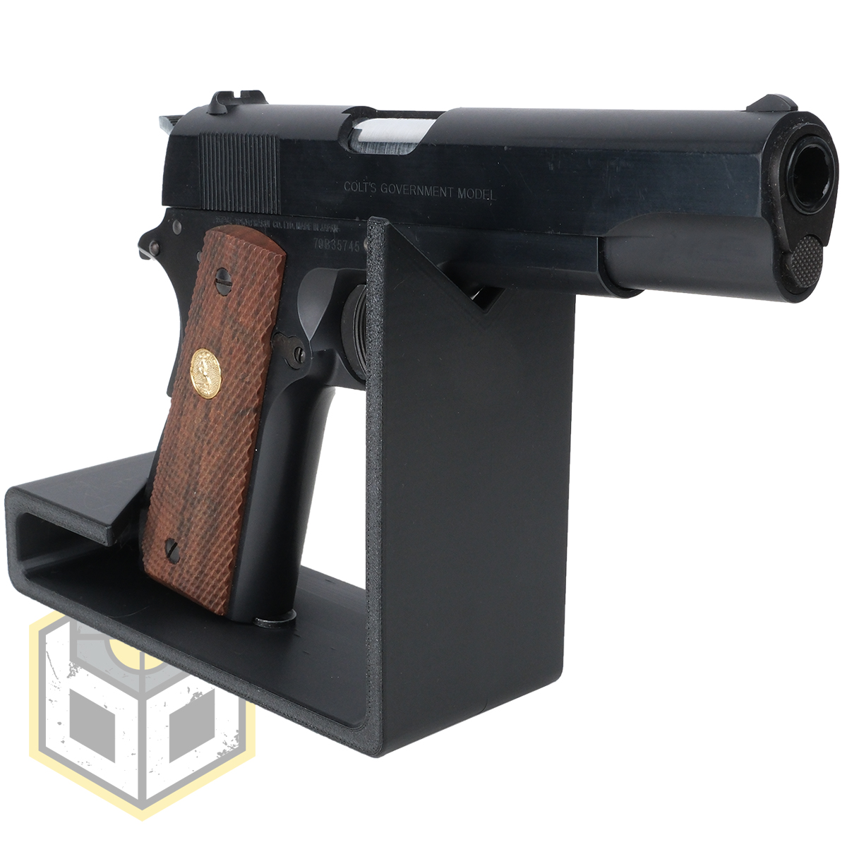 Universal Pistol Stand Black no Logo V3 - Just BB Guns