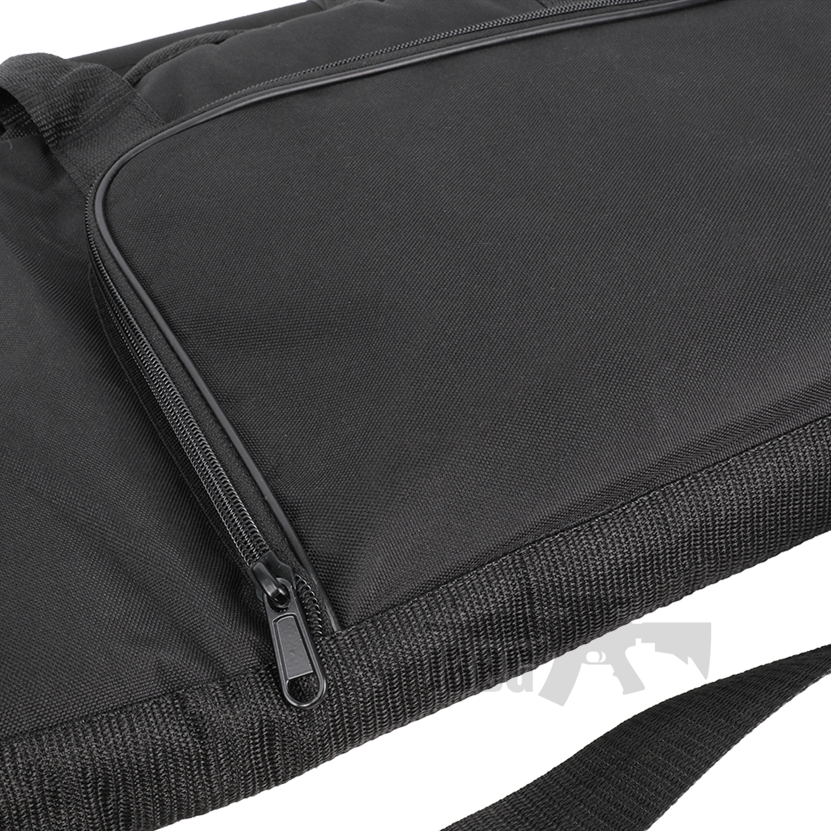 Large Multi Pocket Gun Slip Faux Leather Black 127x30cm - Just BB Guns