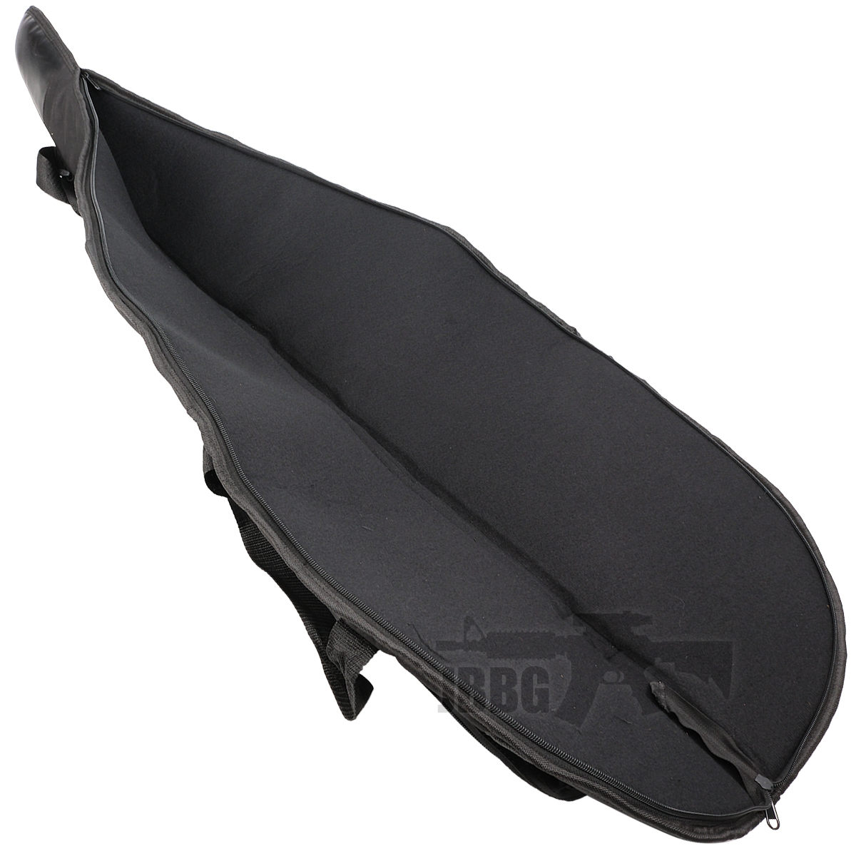 Large Multi Pocket Gun Slip Faux Leather Black 127x30cm - Just BB Guns