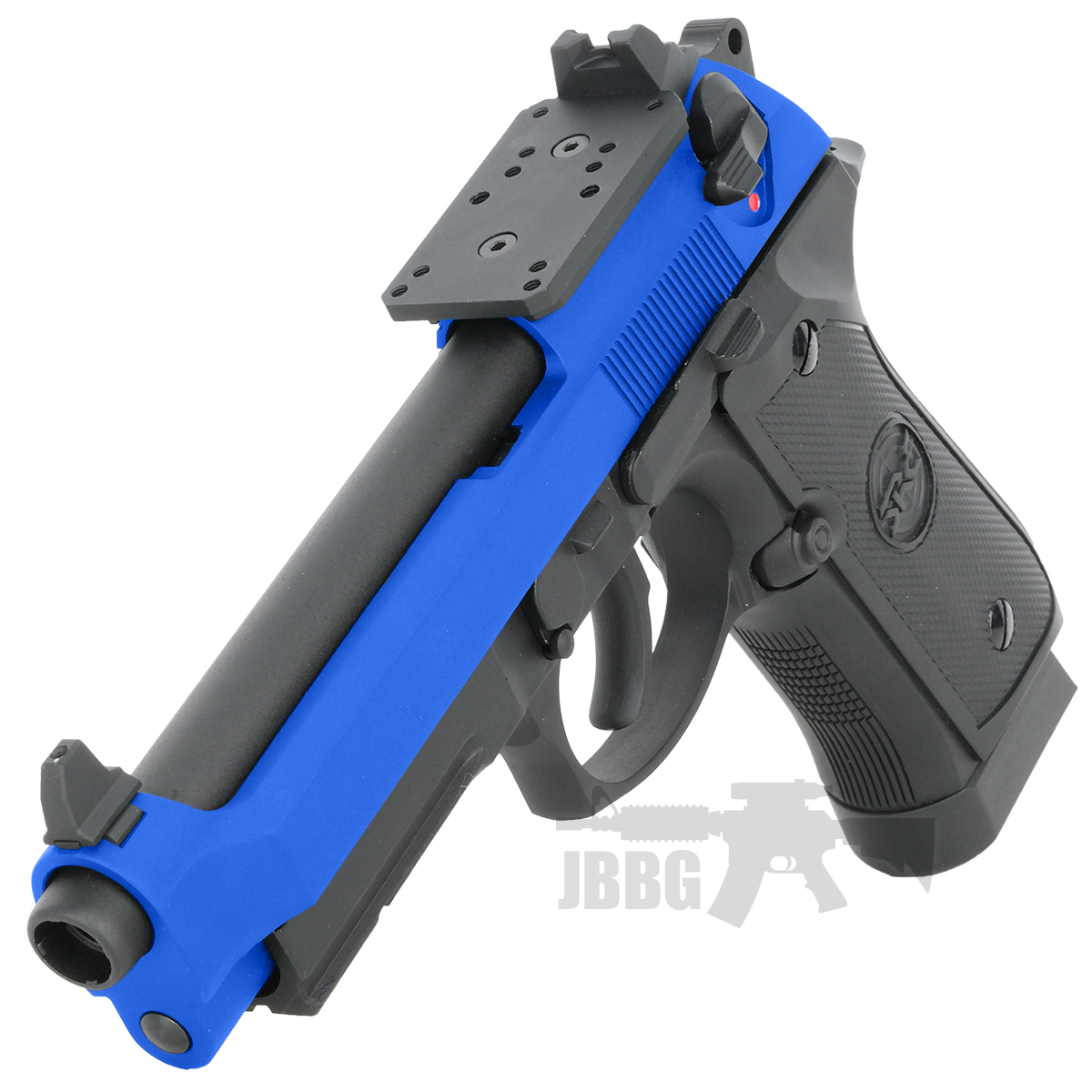SR-92 A1 Optic Ready Co2 Blowback Airsoft Pistol Blue