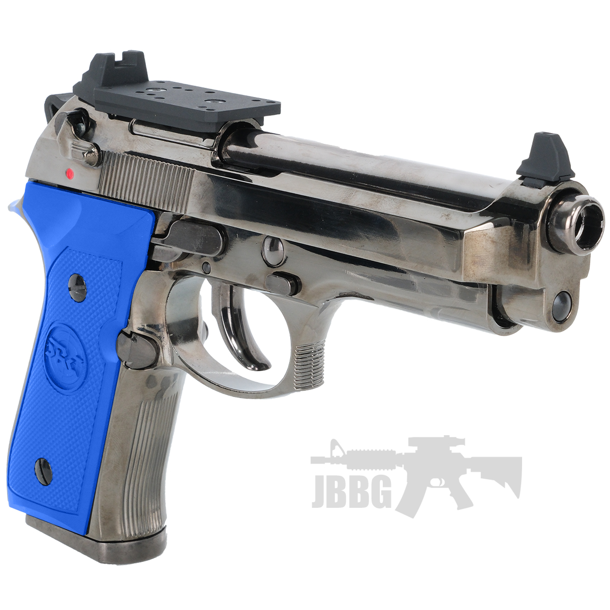 SR-92 Fusion Optic Ready Gas Blowback Airsoft Pistol Blue