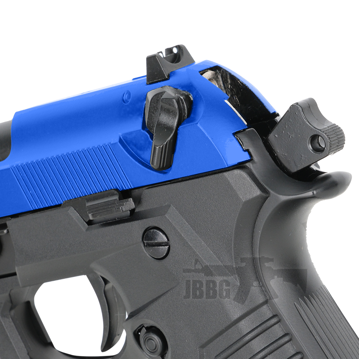 HG173 Tac M92 Co2 Metal Airsoft Pistol Blue Two-Tone - Just BB Guns