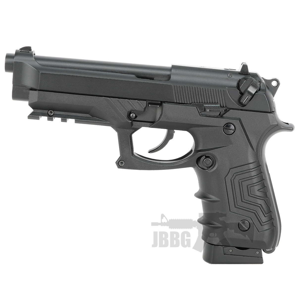 HG173 Tac M92 Gas Metal Airsoft Pistol Black - Just BB Guns