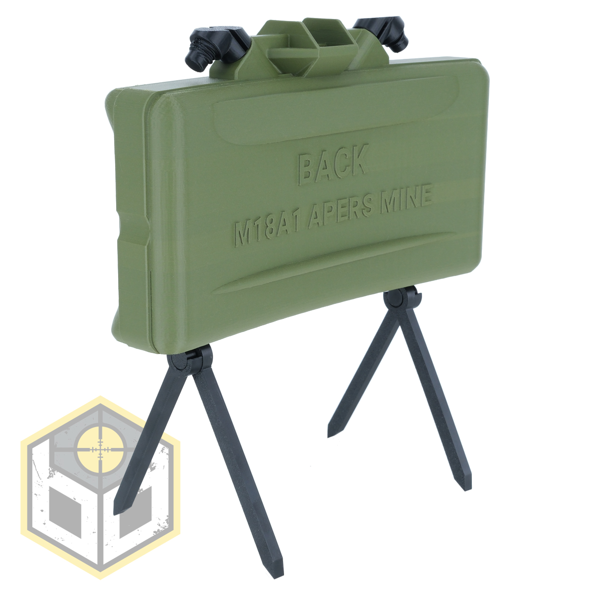 Claymore Mine M18A1 V2 3D Printed Replica 1:1 Scale - Just BB Guns