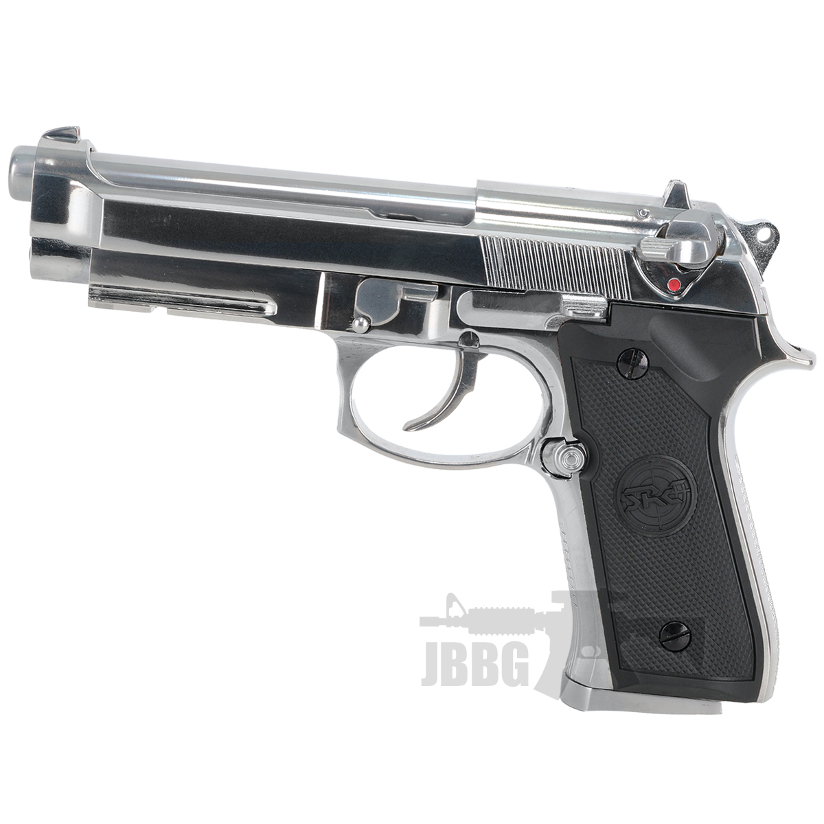 SR-92 A1 Silver Gas Blowback Airsoft Pistol