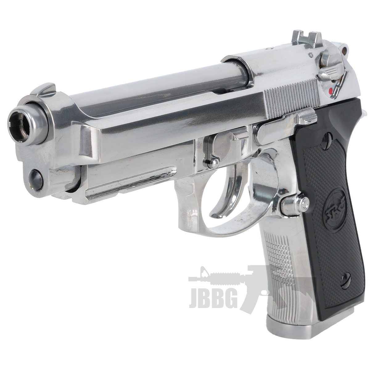SR-92 A1 Silver Gas Blowback Airsoft Pistol