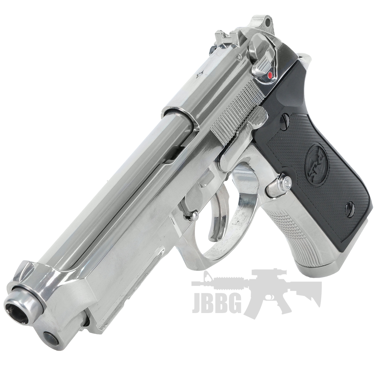 SR-92 A1 Silver Gas Blowback Airsoft Pistol