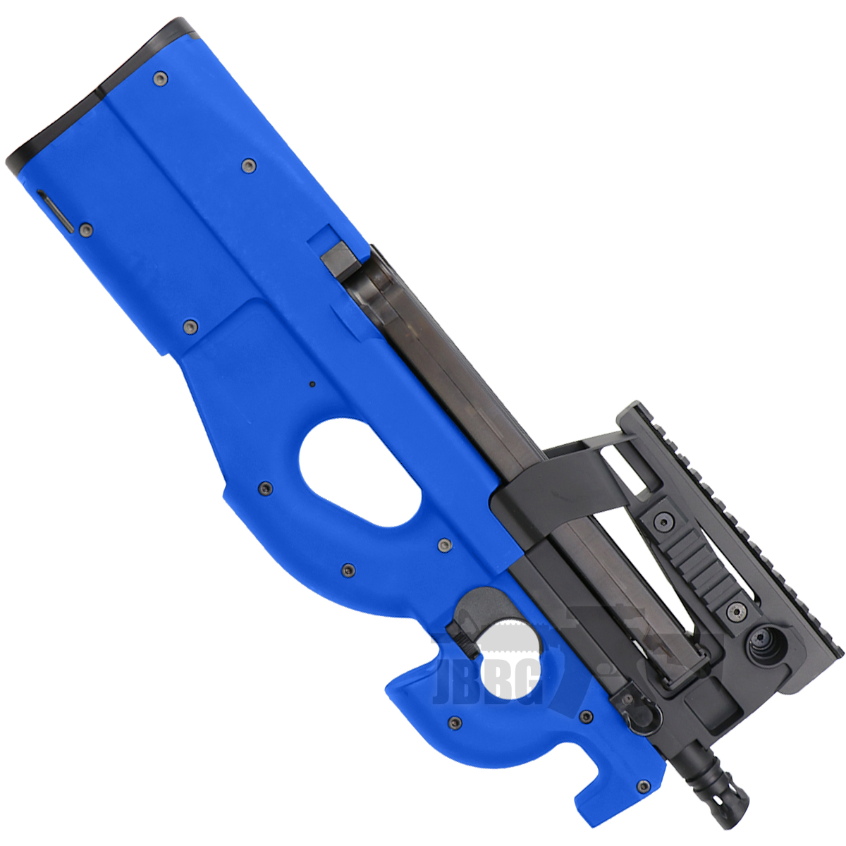 King Arms M3 Tactical P90 AEG Airsoft Gun Two-Tone Blue - Just BB Guns
