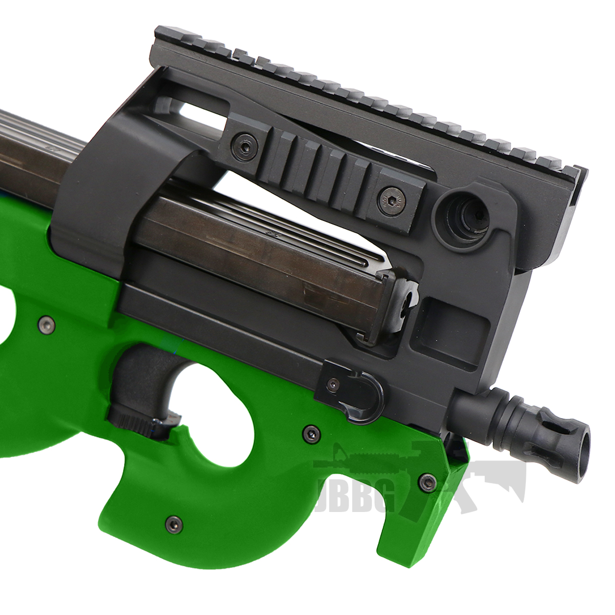 King Arms M3 Tactical P90 AEG Airsoft Gun Two-Tone Green - Just BB Guns