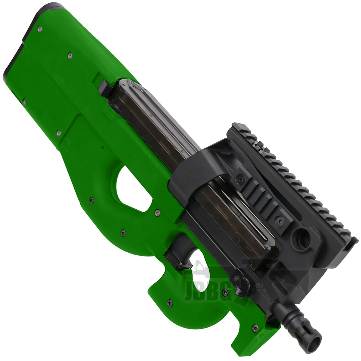 King Arms M3 Tactical P90 AEG Airsoft Gun Two-Tone Green - Just BB Guns