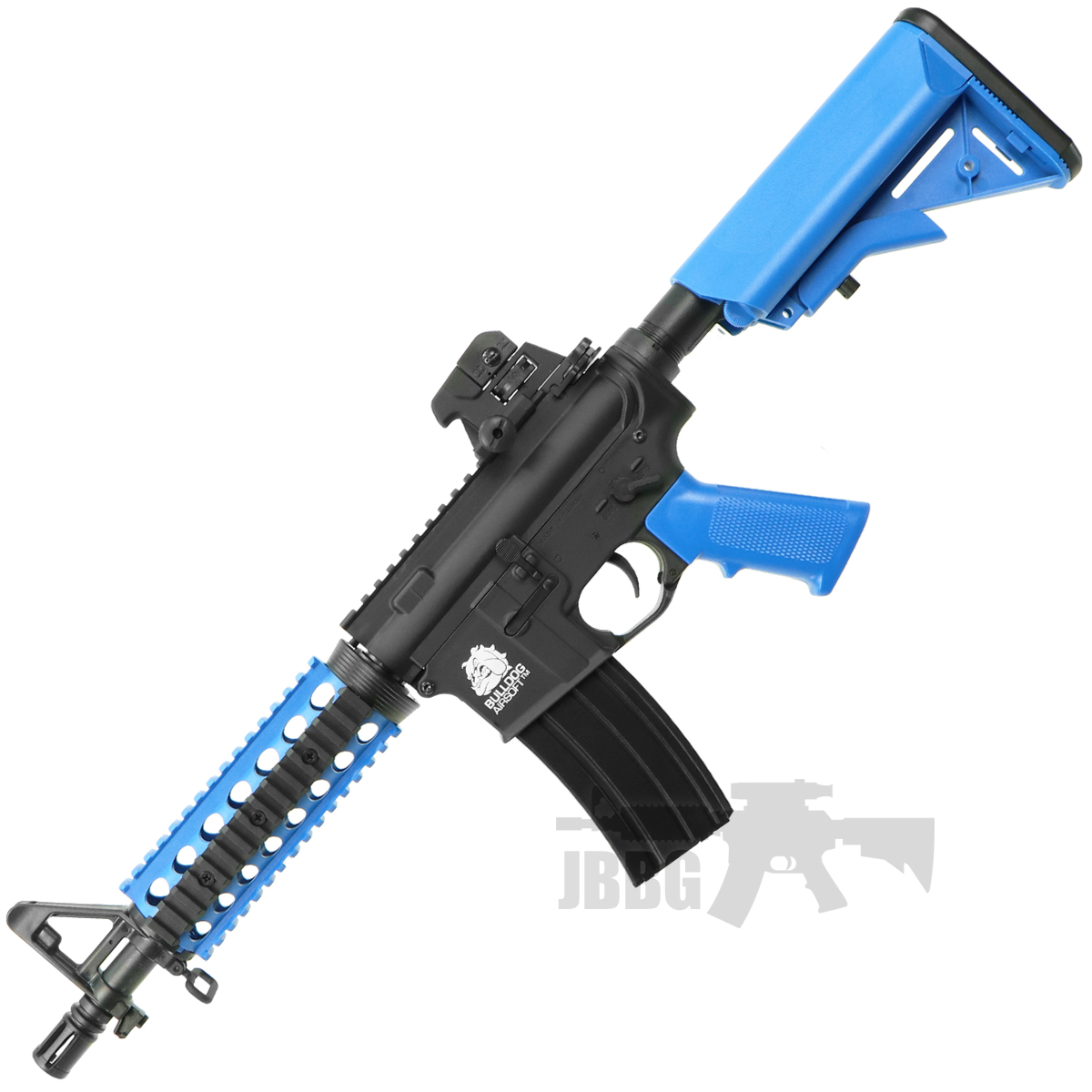 Bulldog M4PI RIS CQB Airsoft Gun Two-Tone Z-Blue - Just BB Guns