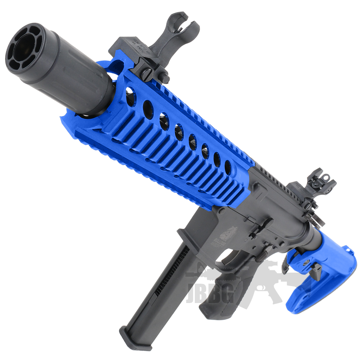 Bulldog TWS 9mm Carbine Gas Blowback Lite Airsoft Gun Blue