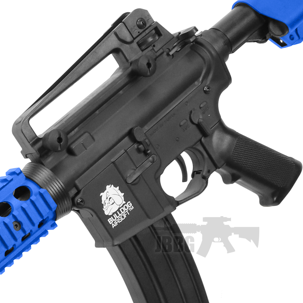 Bulldog M4PG RIS Airsoft Gun Two-Tone Blue - Just BB Guns