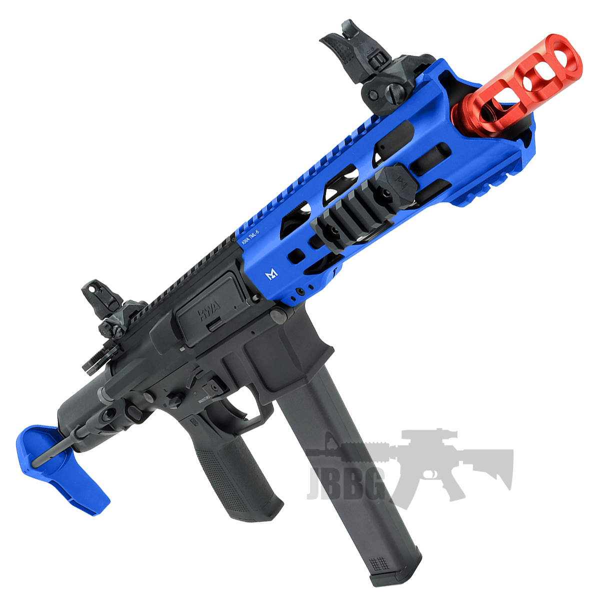 KWA AEG QRF Mod2 AEG Airsoft Rifle Two-Tone Blue - Just BB Guns