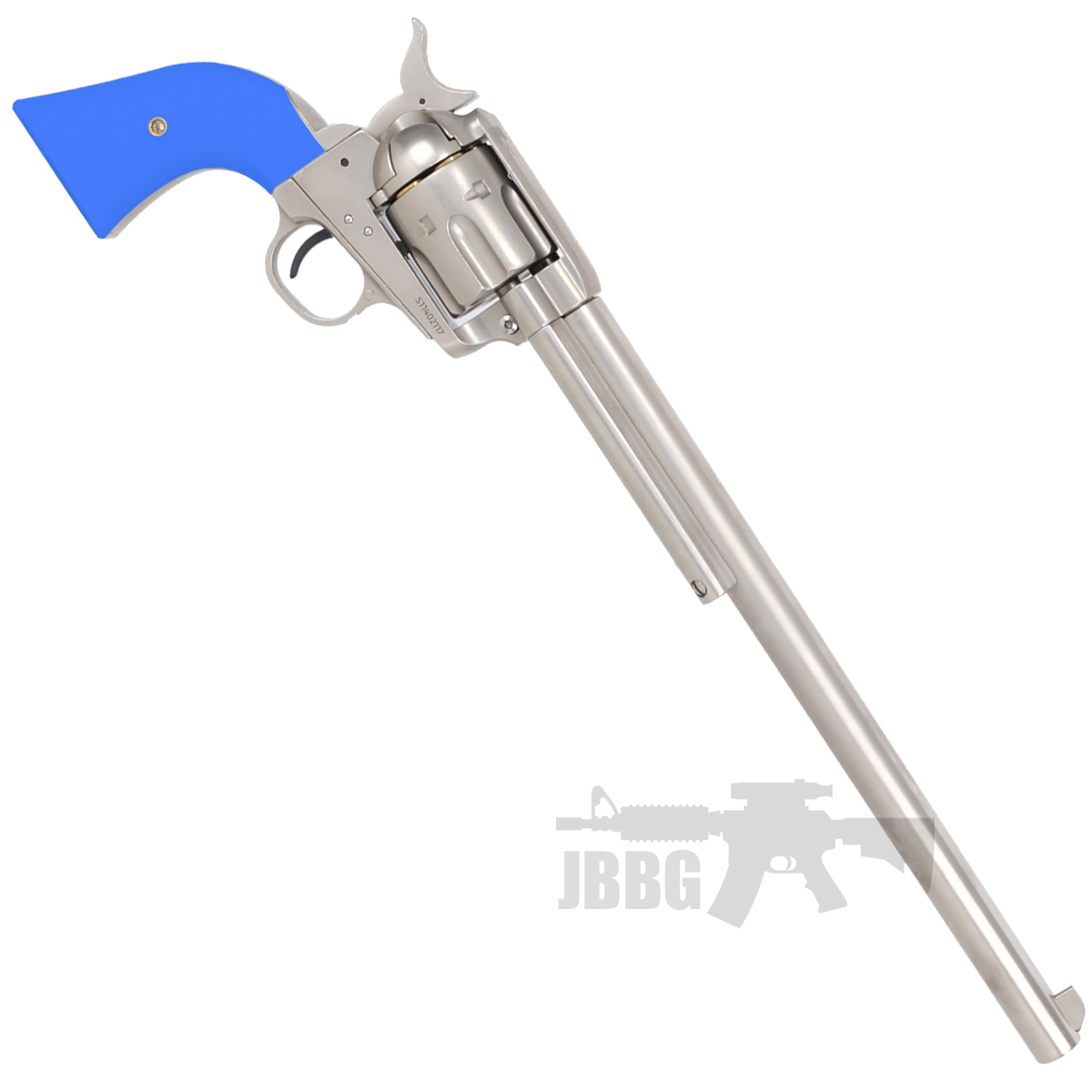King Arms SAA .45 Gas Revolver L - Two-Tone Silver