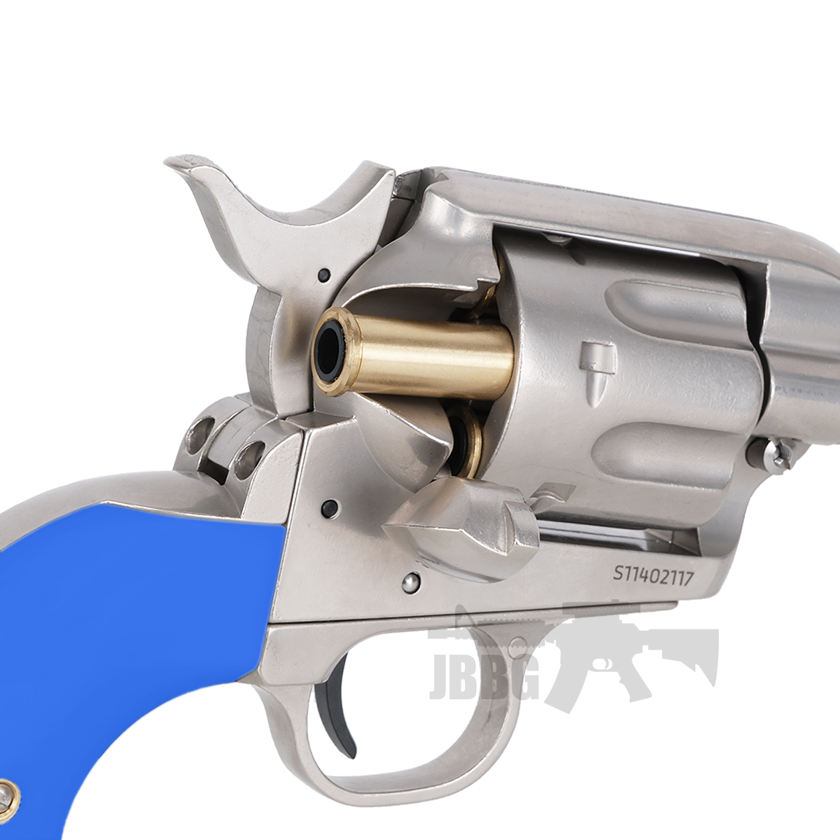 King Arms SAA .45 Gas Revolver L - Two-Tone Silver