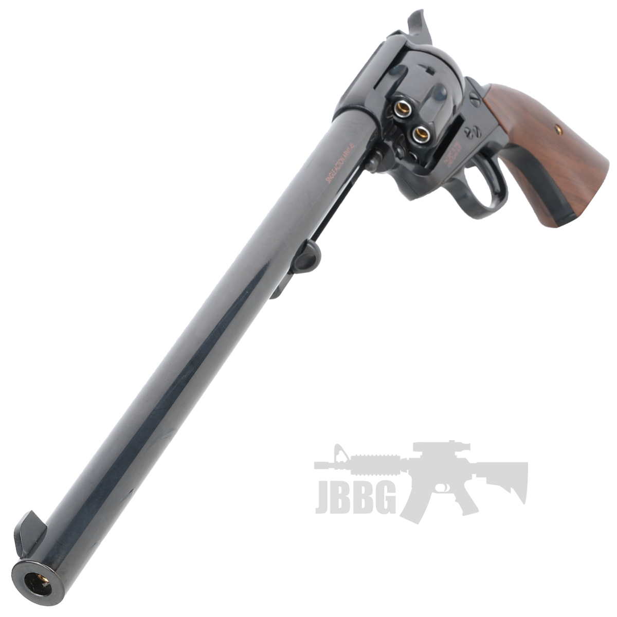 King Arms SAA .45 Peacemaker Airsoft Revolver L Electroplated