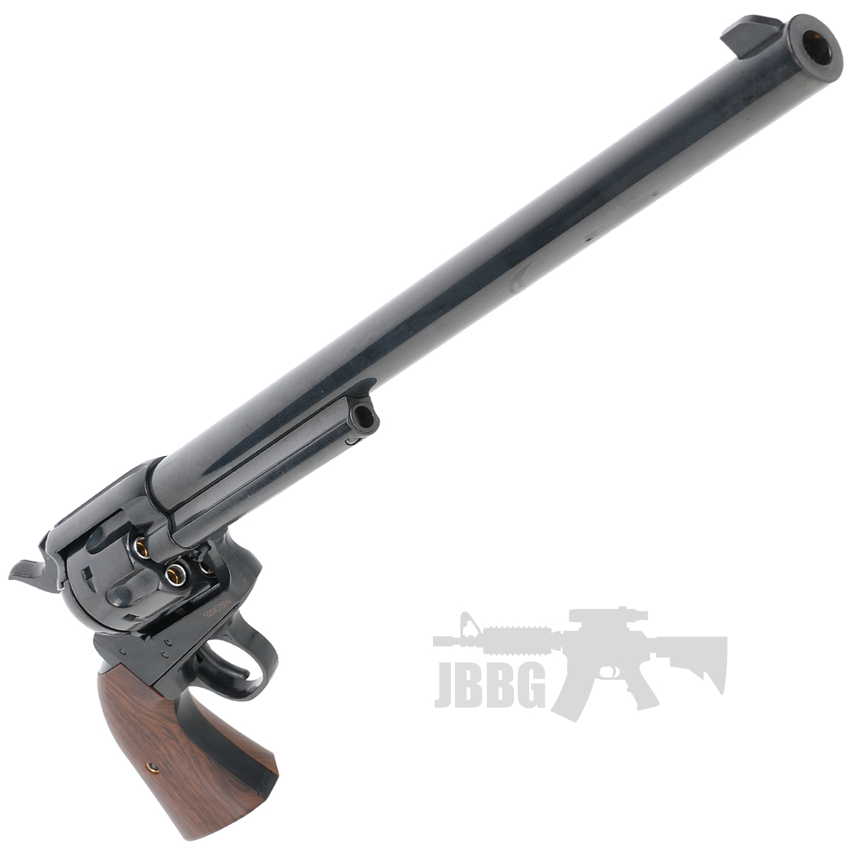 King Arms SAA .45 Peacemaker Airsoft Revolver L Electroplated